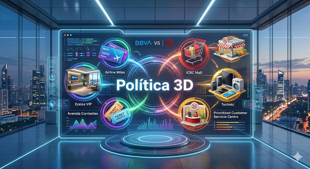 BBVA Premium vs ICBC Exclusive: ¿Cuál gana en CABA? | Política 3D